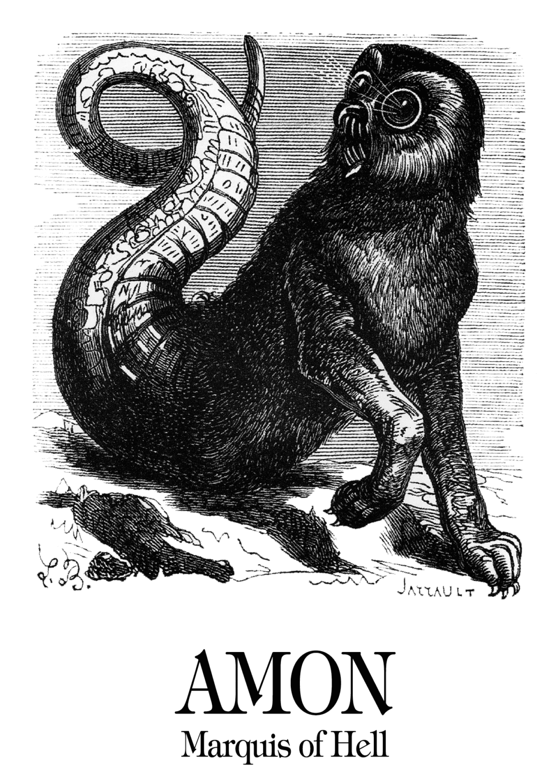 Amon (Demon in Goetia, Dictionnaire Infernal & Other Grimoires)