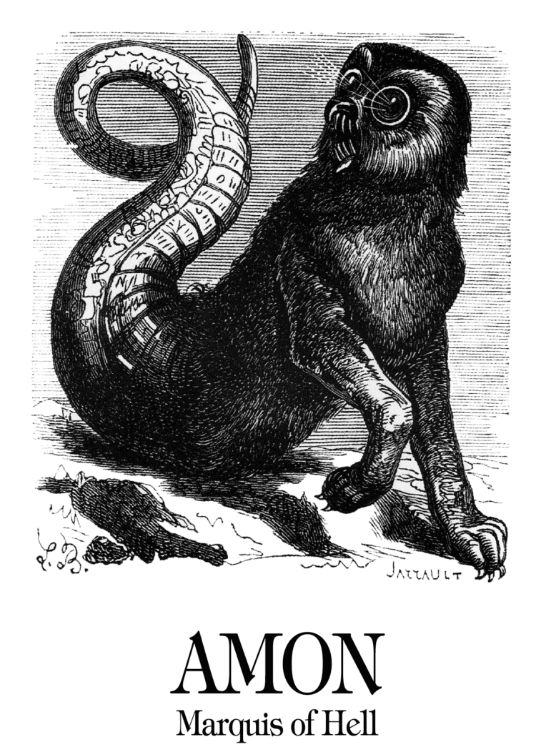 Amon (Demon in Goetia, Dictionnaire Infernal & Other Grimoires)